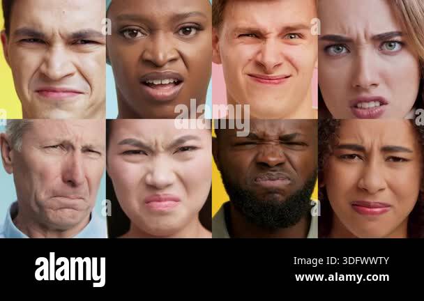 A captivating collage captures diverse individuals displaying various ...