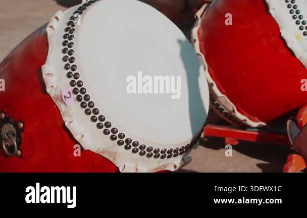 Tokyo,Japan - January 10, 2026: Japanese drum or wadaiko, one of the ...