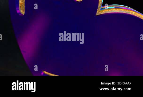Heart love symbol 3d spectacular abstract concept animation Stock Video ...