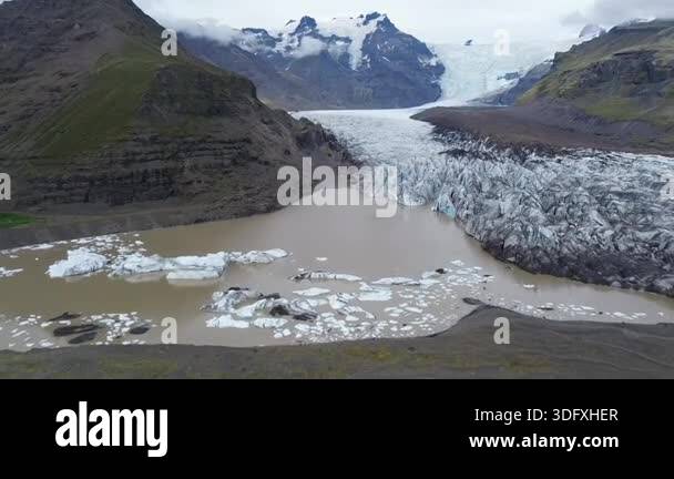 Fjallsrln glacier, Iceland, in summer Stock Video Footage - Alamy