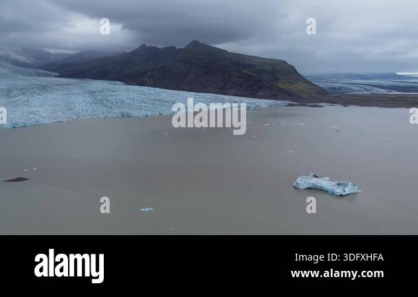 Fjallsrln glacier, Iceland, in summer Stock Video Footage - Alamy
