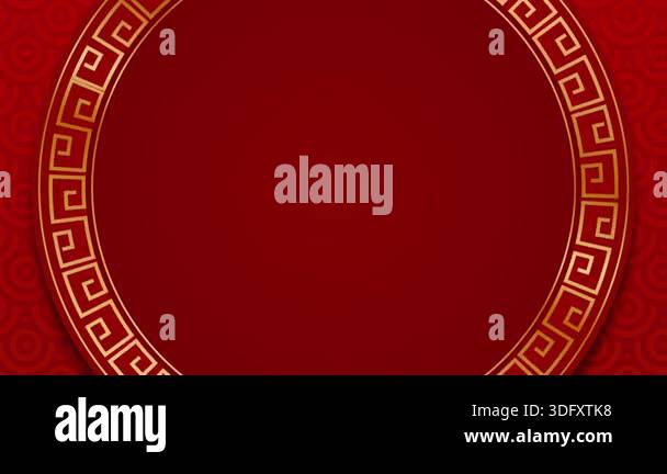 Chinese New Year background animation inspired by traditional oriental ...
