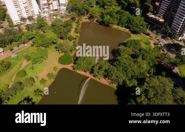 Many people have fun in this beautiful Park in Goiania city. On January ...