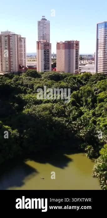 Many people have fun in this beautiful Park in Goiania city. On January ...