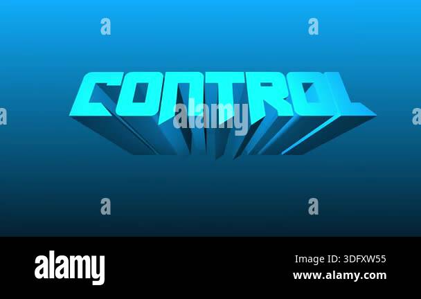 Concept Words Control, Insane 3D Typography Motion Graphic Text Reveal ...