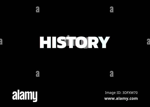 Concept Words History, RGB Dynamic Effect Kinetic Typography Text ...