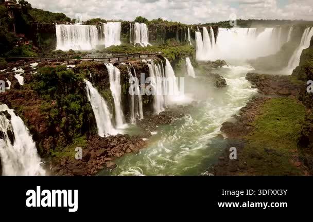 Iguazu Falls in Argentina - Brasil Border is one of the Natural Seven ...