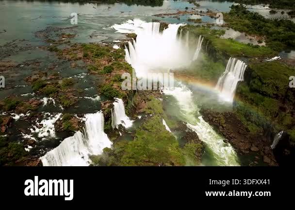 Iguazu Falls in Argentina - Brasil Border is one of the Natural Seven ...