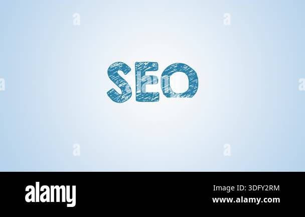 SEO Search Engine Optimization Concept. Illustration with Icons ...