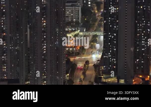 Bustling Tong Ming Street Captured During Vibrant Twilight Hour, Dec 31 ...