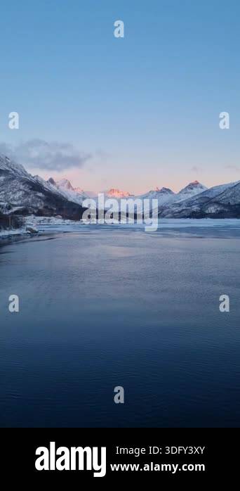 Winter in Lofoten Islands, Northern, Norway Stock Video Footage - Alamy