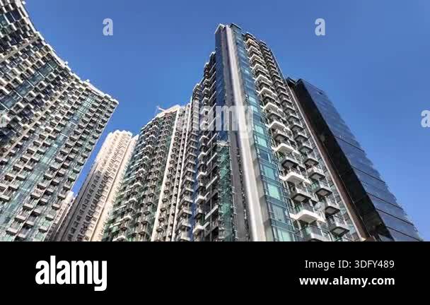 Grand Victoria Luxury Residential Towers in West Kowloon Hong Kong, Dec ...