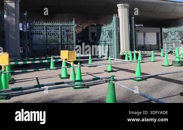 Tokyo, Japan- 17 Dec 2025: Entrance and signage of Ueno Zoo in Tokyo ...