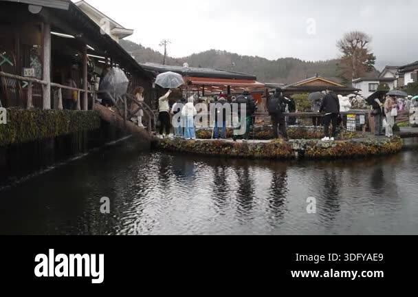 Oshino, Japan- 20 Dec 2025: Nakaike Pond of Oshino Hakkai, Japan. It is ...