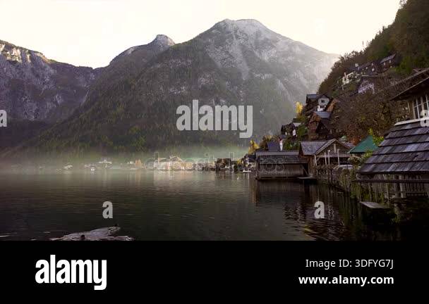 Hallstatt Christmas Village Stock Video Footage - Alamy