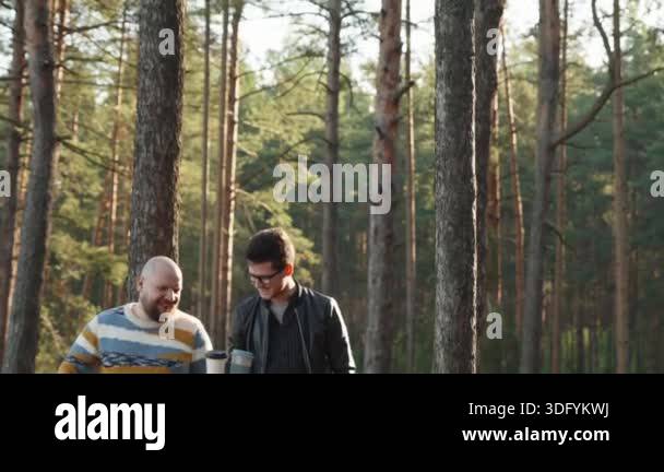 Cute Male Homosexual Gay Couple Spend Time Together in Park. Men Dating ...