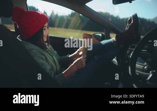 Woman during social distancing and solo activity concept. Active and ...