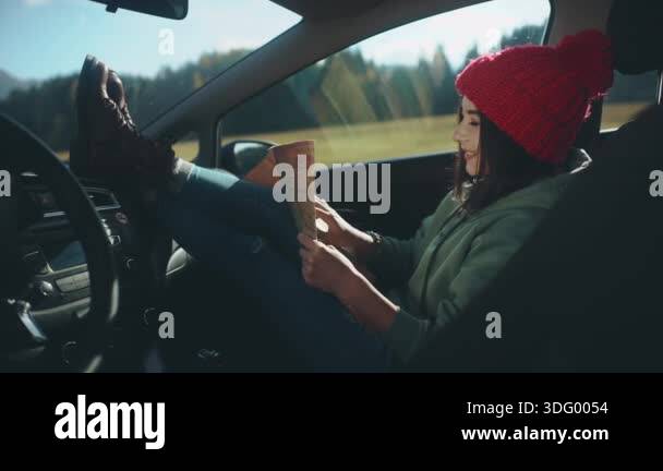 Woman during social distancing and solo activity concept. Active and ...