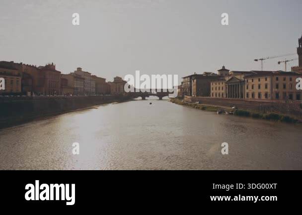 Shooting panaroma of ancient and beautiful city of Florence, Tuscany ...
