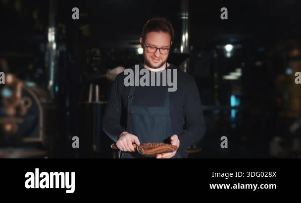 Successful small business korean owner man standing with crossed arms ...