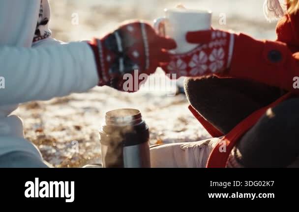 Man and woman close up portrait on date meeting christmas. Young couple ...