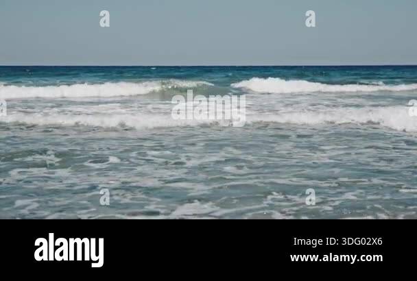 Dark gloomy waves of cold north sea. Arctic cruise to Nothern side ...