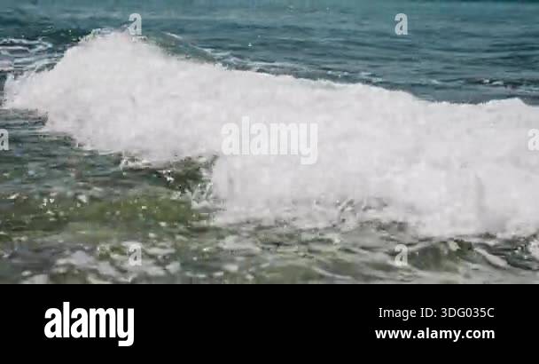 Dark gloomy waves of cold north sea. Arctic cruise to Nothern side ...