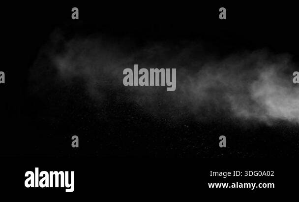 Super slow motion dust particle explosion captured at 500 fps with a ...