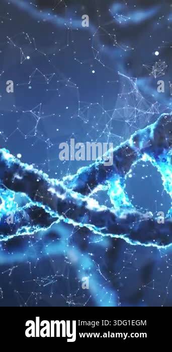 DNA strand medical science background, modern genetics technology ...