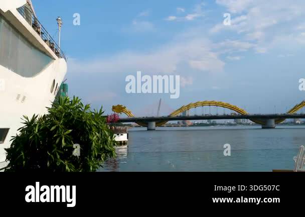 Da Nang, Vietnam Da Nang city at sunset which is a very famous ...