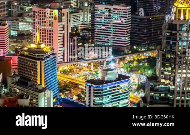 Bangkok Cityscape, Thailand, 4K Stock Video Footage - Alamy
