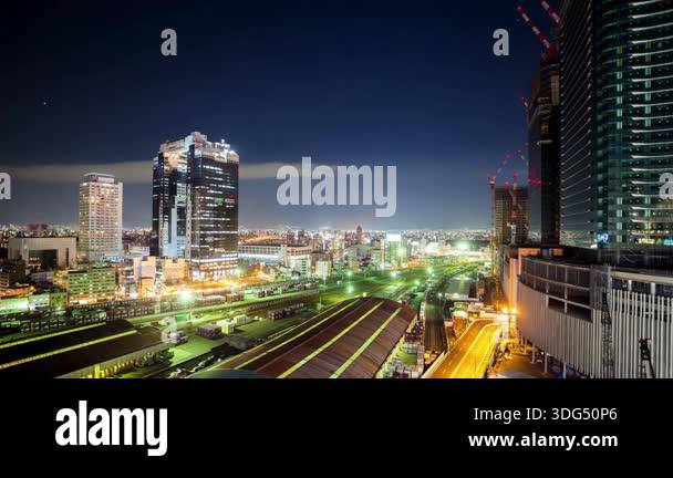 Osaka Cityscape, Japan, 4K Stock Video Footage - Alamy