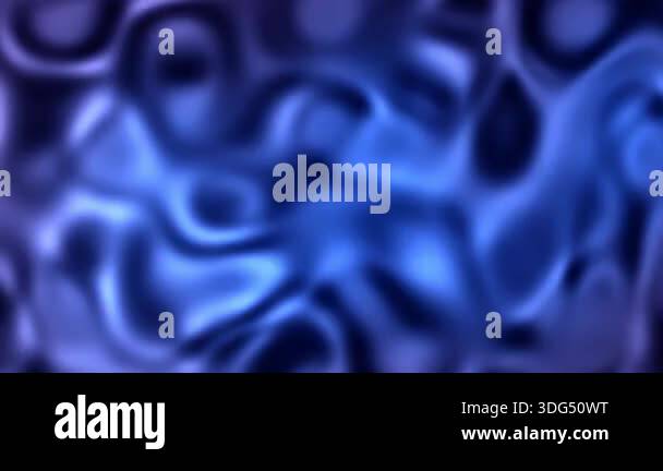 Blue abstract patterns shift and move fluidly, dynamically displaying ...