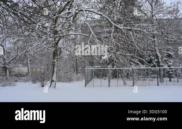 Dramatic footage of harsh winter storm and sudden climate shift ...