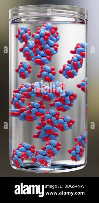 temperature molecular move, water vapor molecules, Particle movement in ...