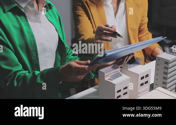 Business person meeting on solar cell panel technology. Business People ...