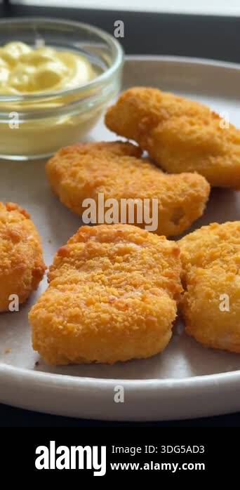 A chicken nugget is a small, deep-fried piece of chicken that is ...