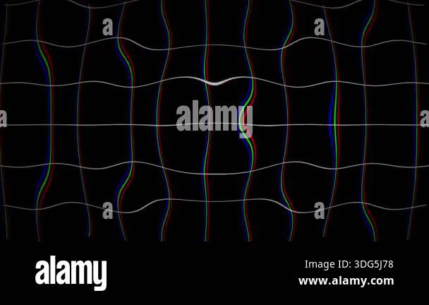 Wavy grid pattern with RGB split background animation Stock Video ...