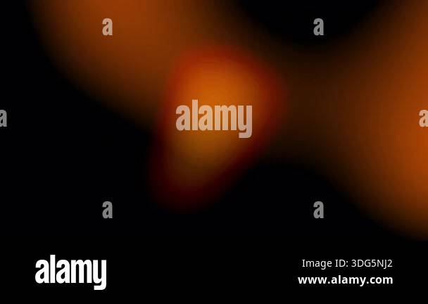 Warm yellow orange leak burst overlay on black background with smooth ...