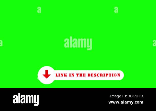 Green Screen Lower Third "Link in the Description" Call to Action ...