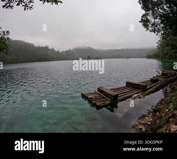 Montebello Lakes,panorama view of Lagunas de Montebello national park ...