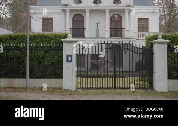 Luxury neoclassical villa at Bulduru Prospekts 16 in Jurmala. Private ...