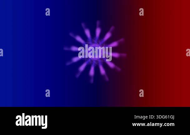 Vibrant purple light burst on blue and red gradient background Stock ...