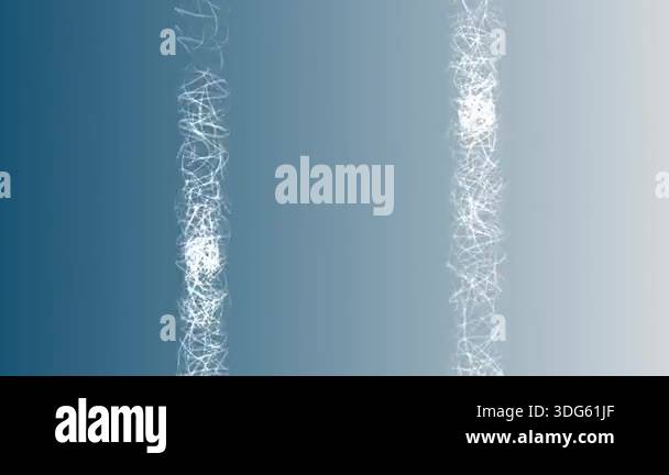 Dynamic white light trails on blue gradient background Stock Video ...