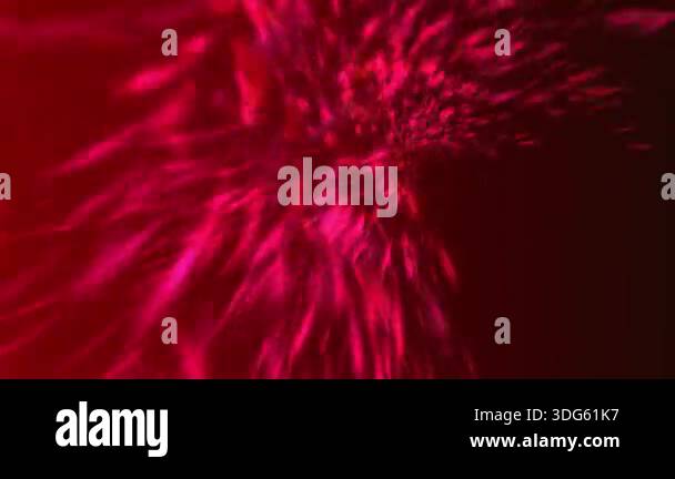 Vibrant red dynamic energy tunnel effect Stock Video Footage - Alamy