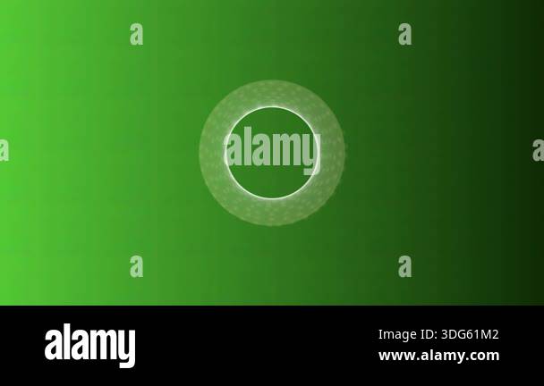Glowing green circle on gradient background Stock Video Footage - Alamy