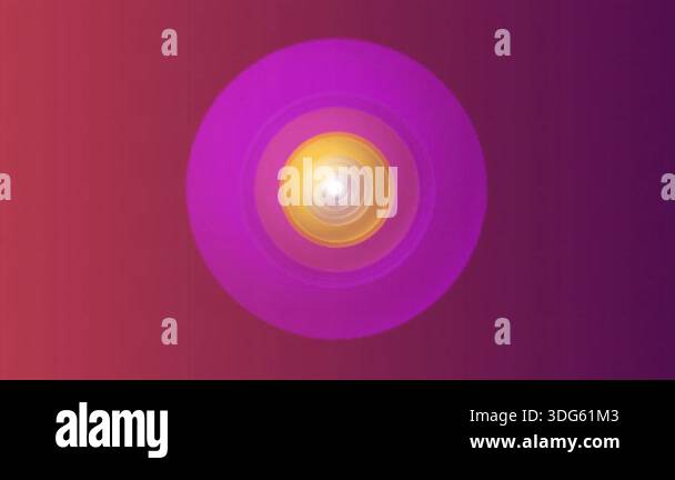 Vibrant concentric circles in purple, orange, and pink gradient ...
