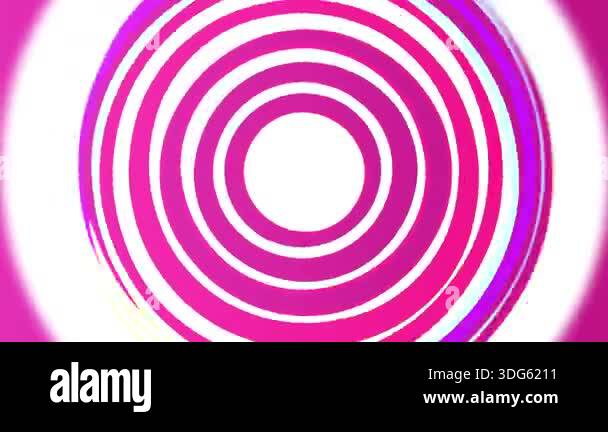 Vibrant pink concentric circles in dynamic motion Stock Video Footage ...