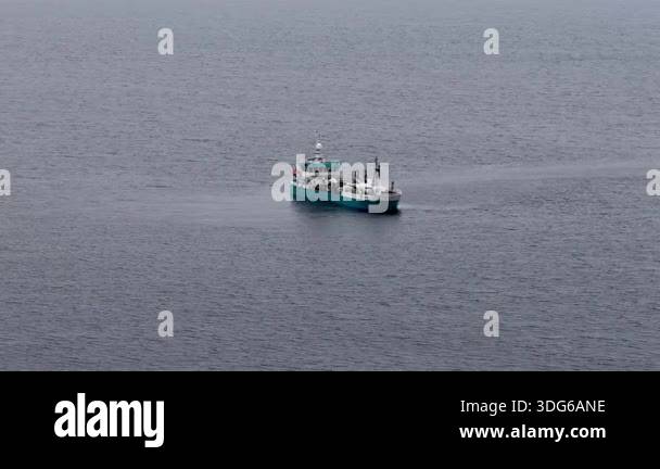 DONEGAL BAY, IRELAND - OCTOBER 11 2025 : The Aqua Transporter is a ...