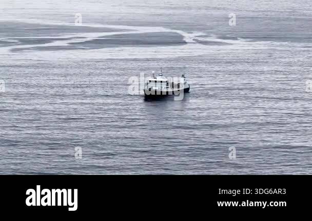DONEGAL BAY, IRELAND - OCTOBER 11 2025 : The Ronja Superiour is a ...